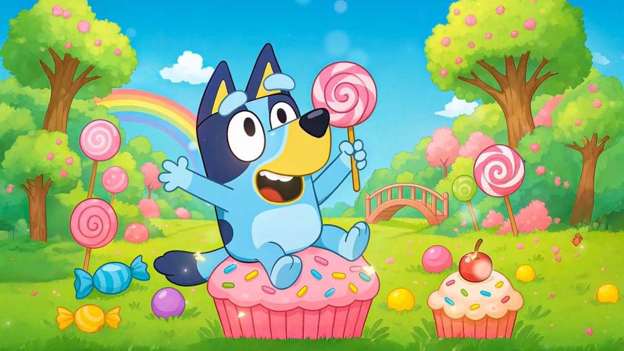 Bluey’s Magical Adventure at Candy Park Calm Overactive Mind, Insomnia ...