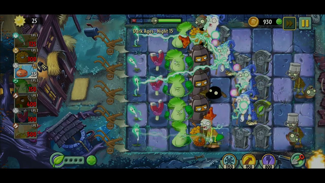 PvZ™2 | at Night Premium plants Destroyed enemy Zombie apocalypse - YouTube