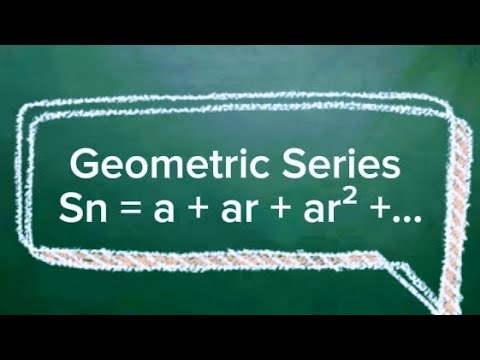 Easy way to proof Sum of Geometric Series Formula - YouTube