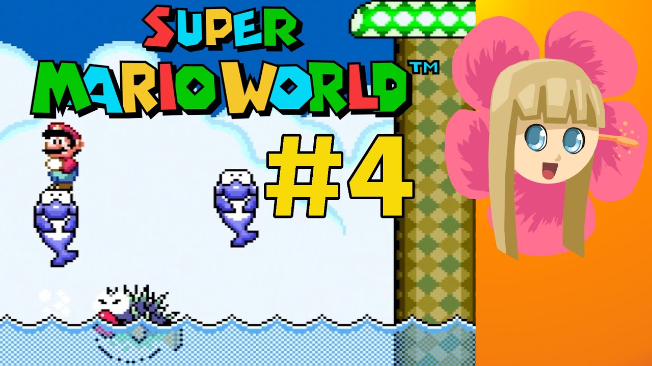 Super Mario World #4 - Swimming With Dolphins - YouTube
