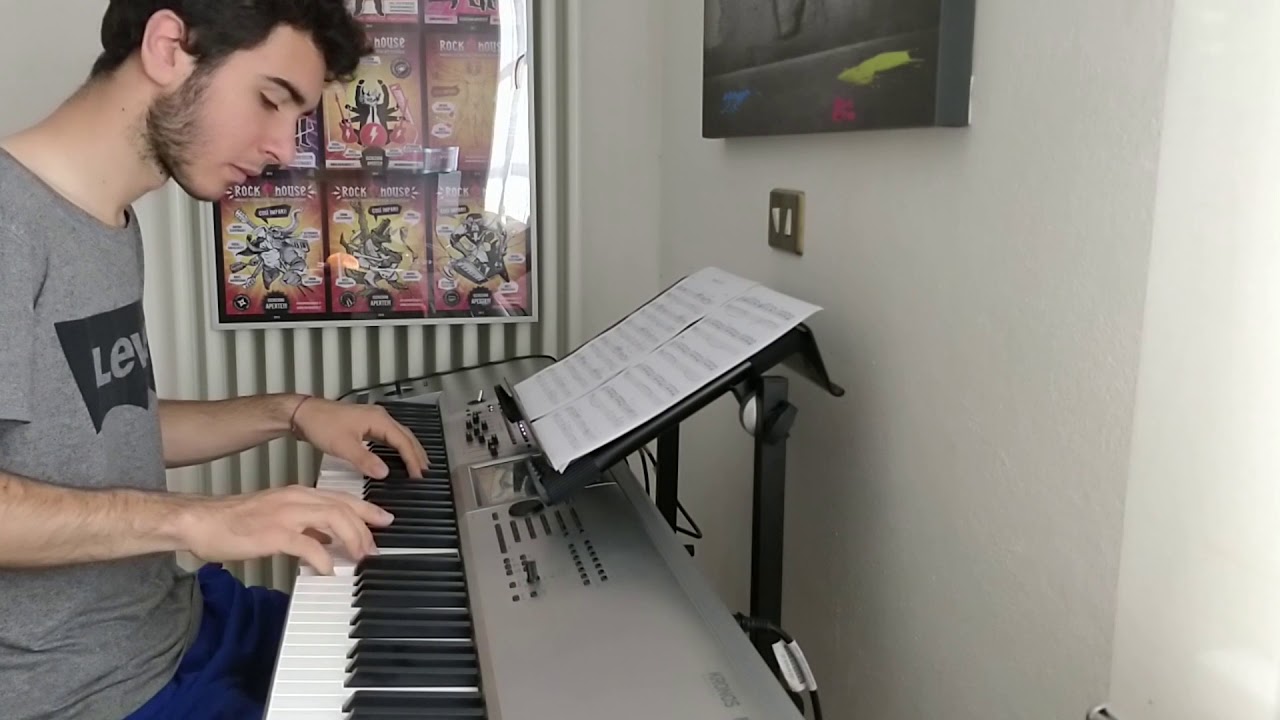 Learning To Fly - Pink Floyd (keyboard cover) - YouTube
