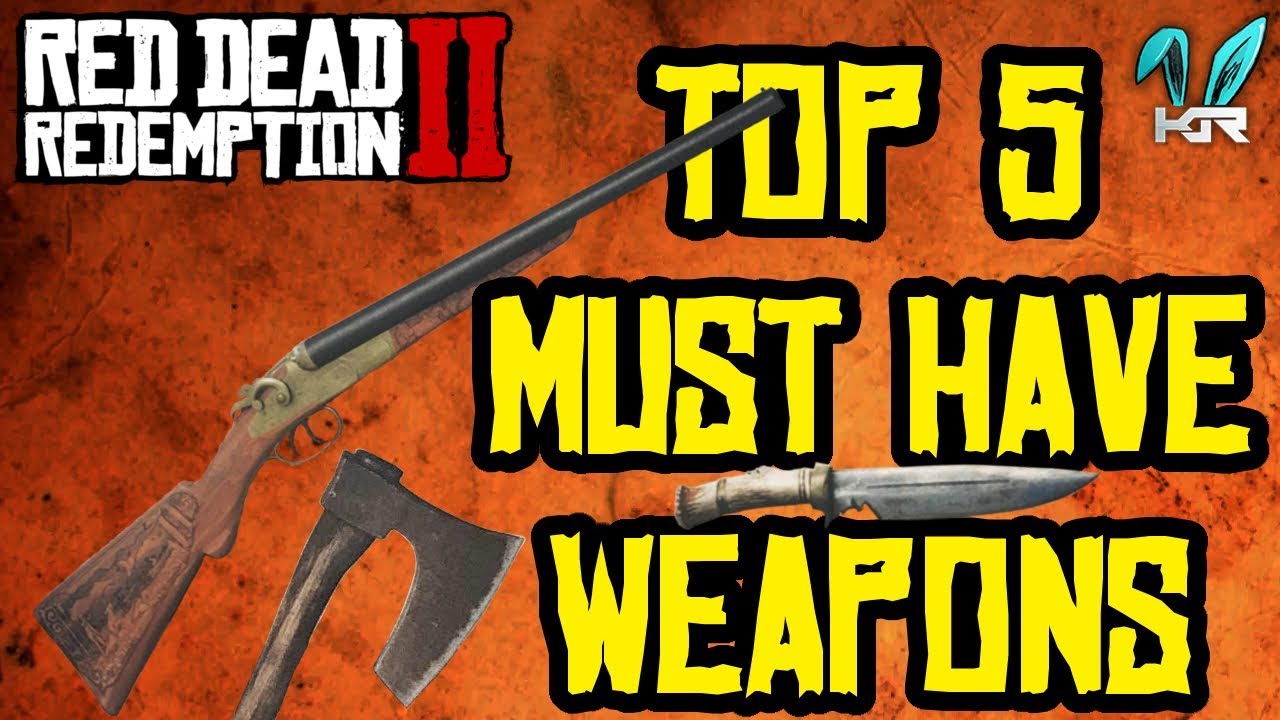 Red Dead Redemption 2 TOP 5 MUST HAVE WEAPONS w/ Locations RARE Shotgun ...