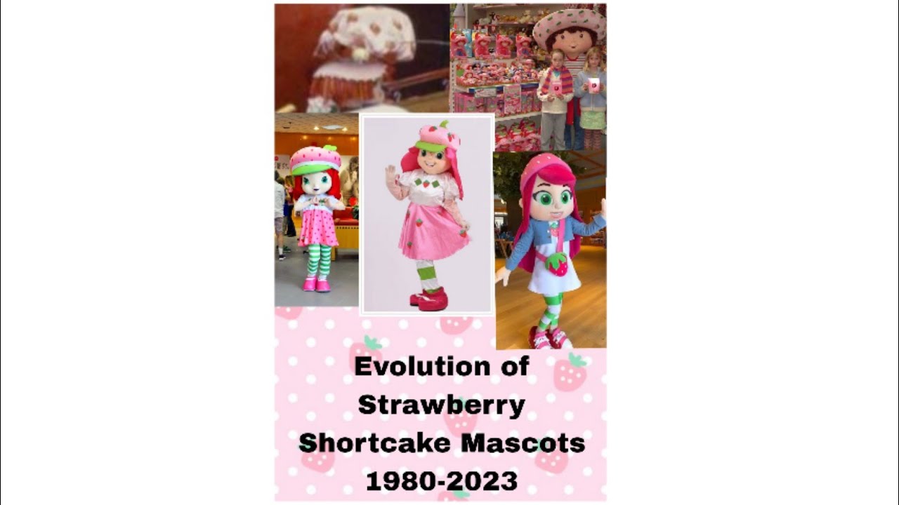 Evolution of Strawberry Shortcake Mascots 1980-2023 - YouTube