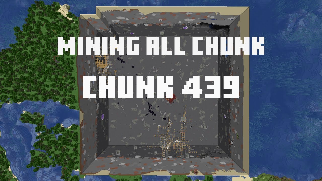 Mining all the chunks in Minecraft (Chunk 439) in 1 Minute - YouTube