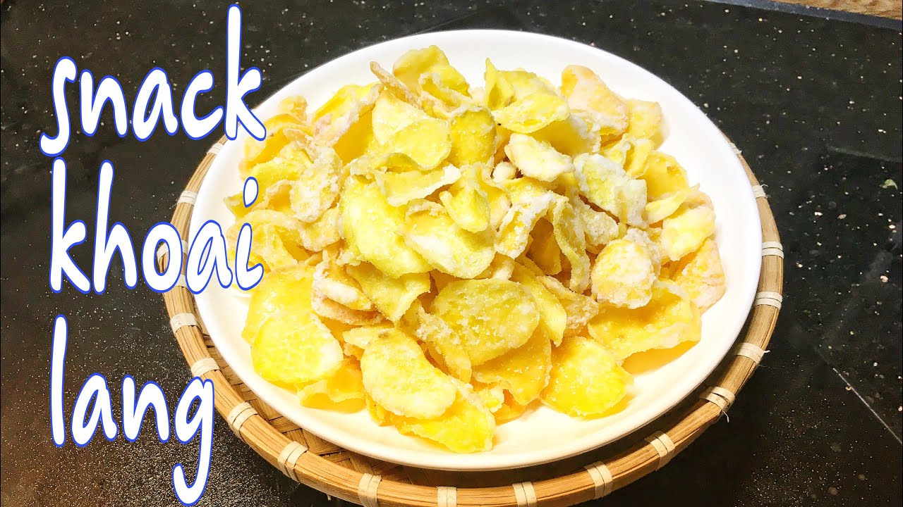 Món ngon || cách làm snack khoai lang giòn tan ( Mứt khoai lang ...
