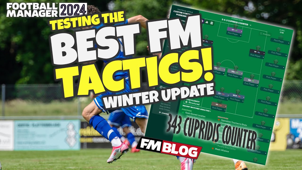 343 CUPRIDIS COUNTER | The Best FM24 Tactics | Football Manager 2024 ...
