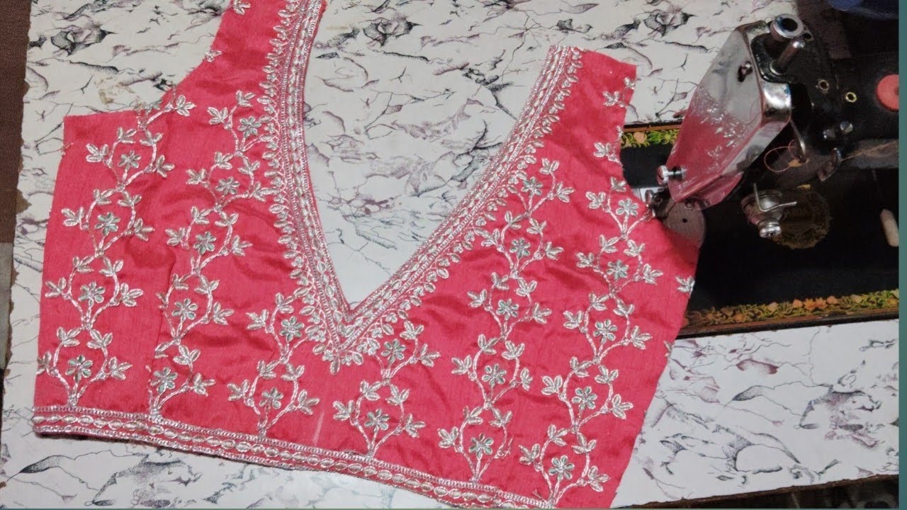 New Model Heavy Work Blouse Cutting And Stitching/Blouse Designs - YouTube