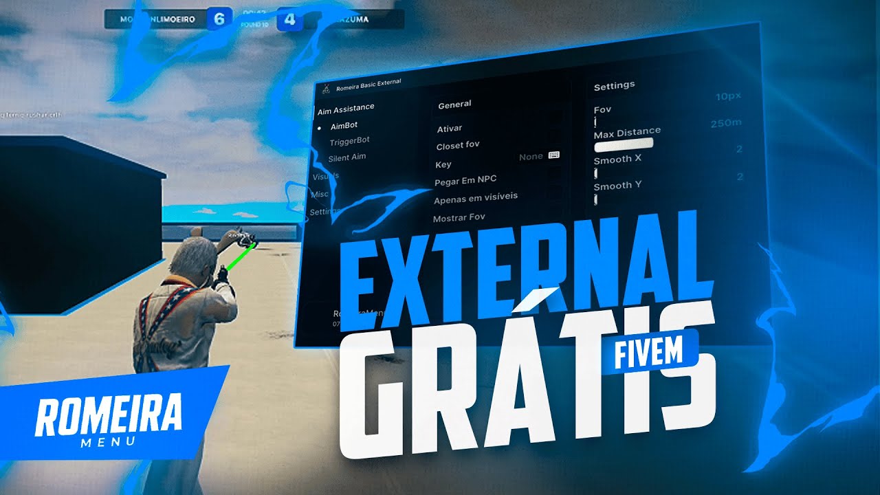 FIVEM CHEAT FREE - GRATIS SEM BAN GLOBALS TOTALMENTE EXTERNO - ROMEIRA ...