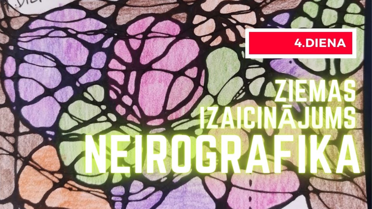 Neirografika. Ziemas izaicinājums - 4.diena - YouTube
