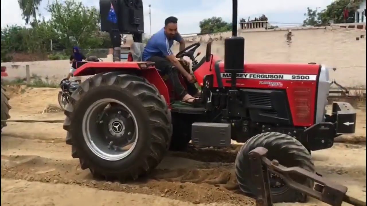 Massey 9500 HP 58 and Massey 45 tuchan - YouTube