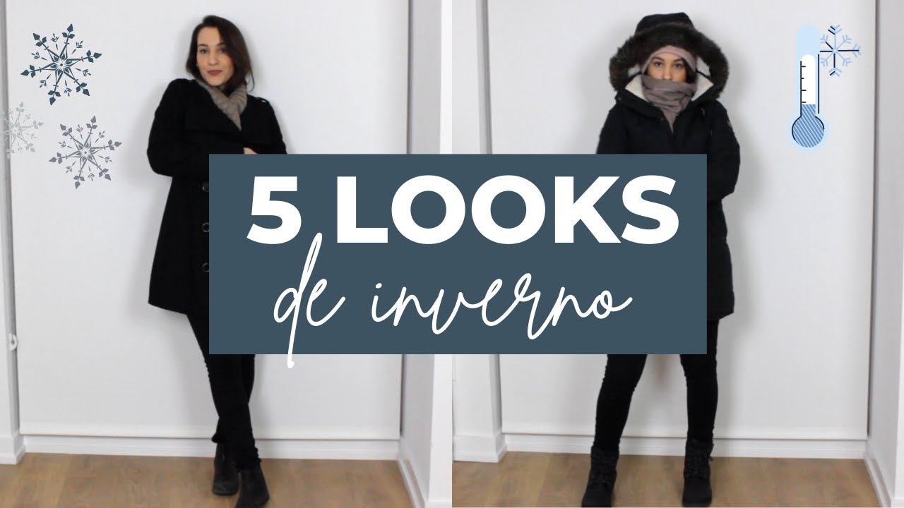 COMO SE VESTIR PARA O INVERNO DE TORONTO ️ 5 LOOKS DE INVERNO | Luiza ...