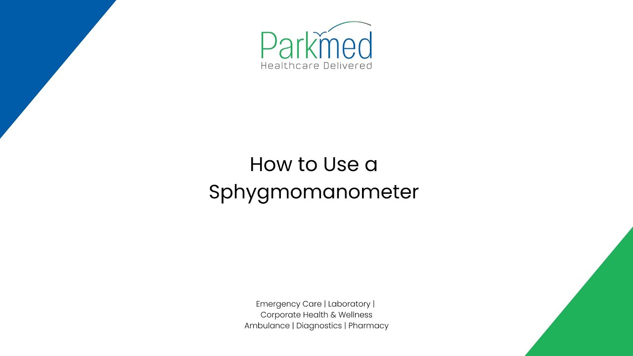 How to Use a Sphygmomanometer? - YouTube