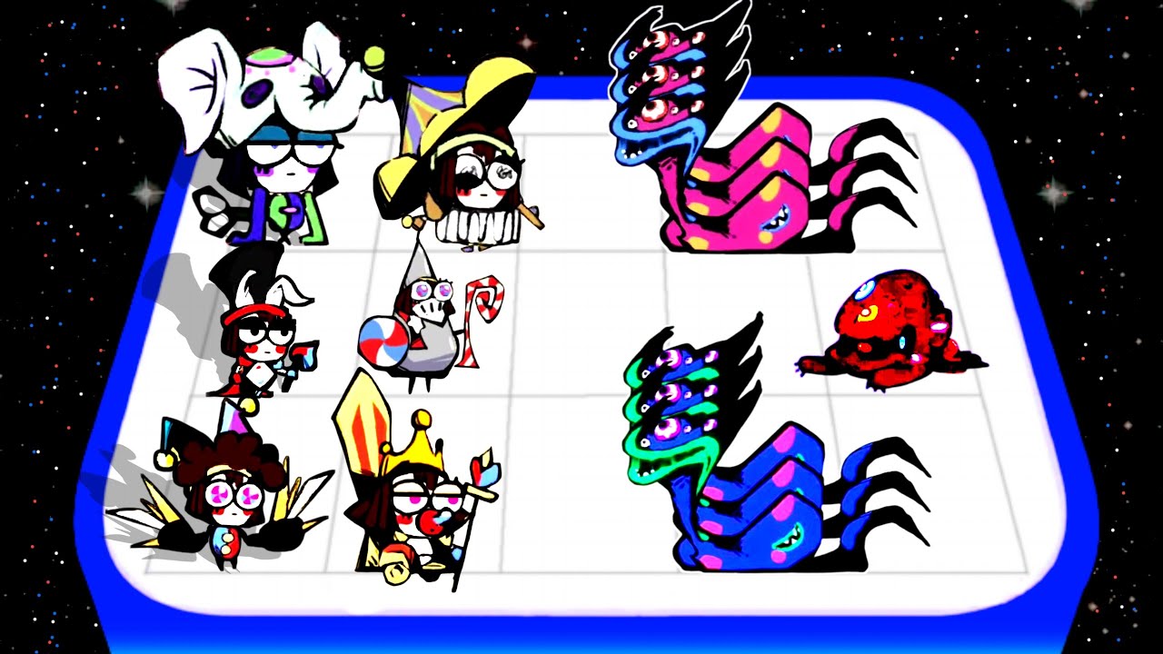Merge Clown Digital Circus Monster Epic War, Skibidi Toilet vs Clown ...