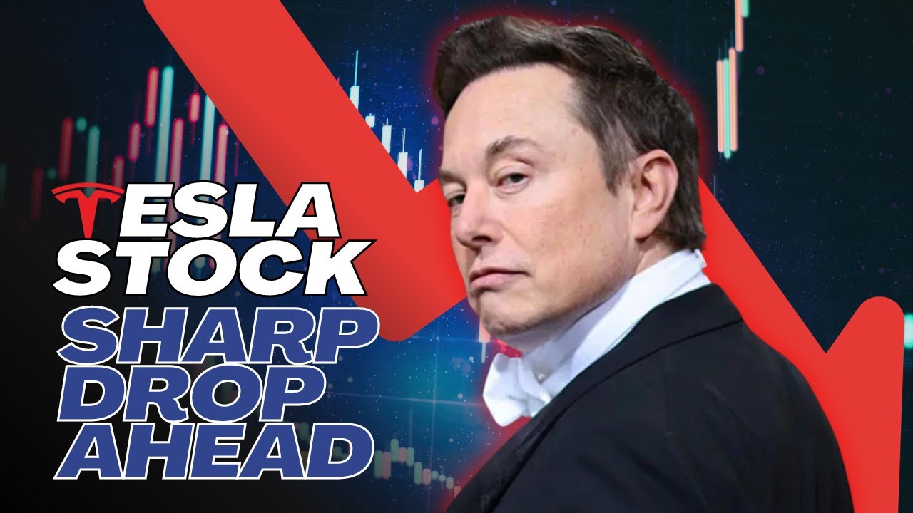 tsla chart in focus sharp drop ahead - YouTube
