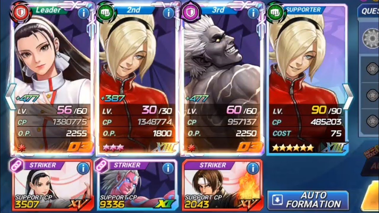 EXP CRUSH NIGHTMARE VS UE FIGHTERS - 2003 STORY MODE UPDATE - KOF ALL ...