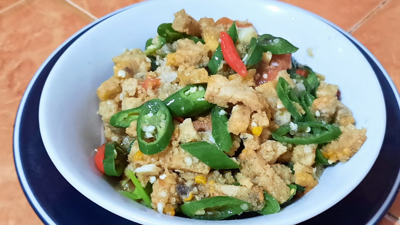 Resep Oseng Oncom Cabe Ijo, - YouTube