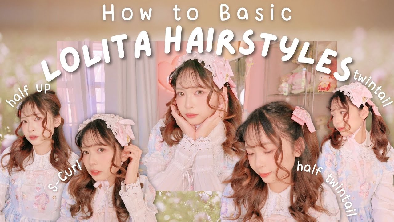 🎀 How to Basic Lolita Hairstyles 🎀 ฮาวทูทำผมแบบโลลิต้า - YouTube