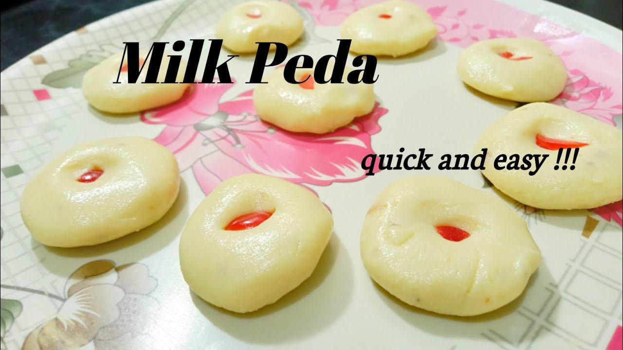 Milk Peda In 10 Minutes Instant Peda Easy Recipes Quick And Easy