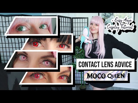 Contact Lens Advice + Moco Queen Review + Anya Express Cosplay Tutorial - YouTube