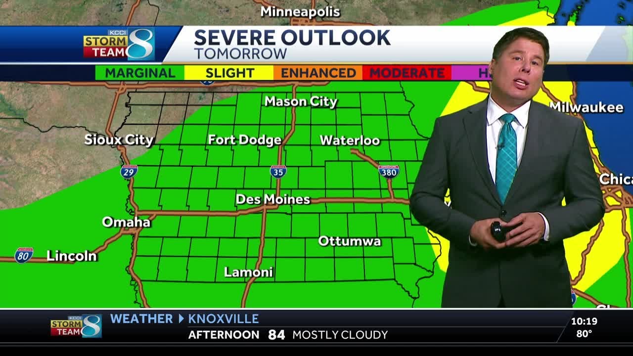 Iowa weather: Showers and thunderstorms early Wednesday help to cool us ...