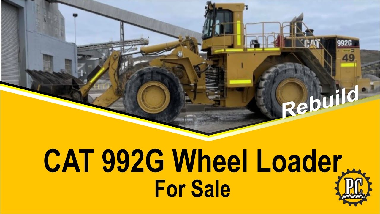 CAT 992G Wheel Loader For Sale - YouTube