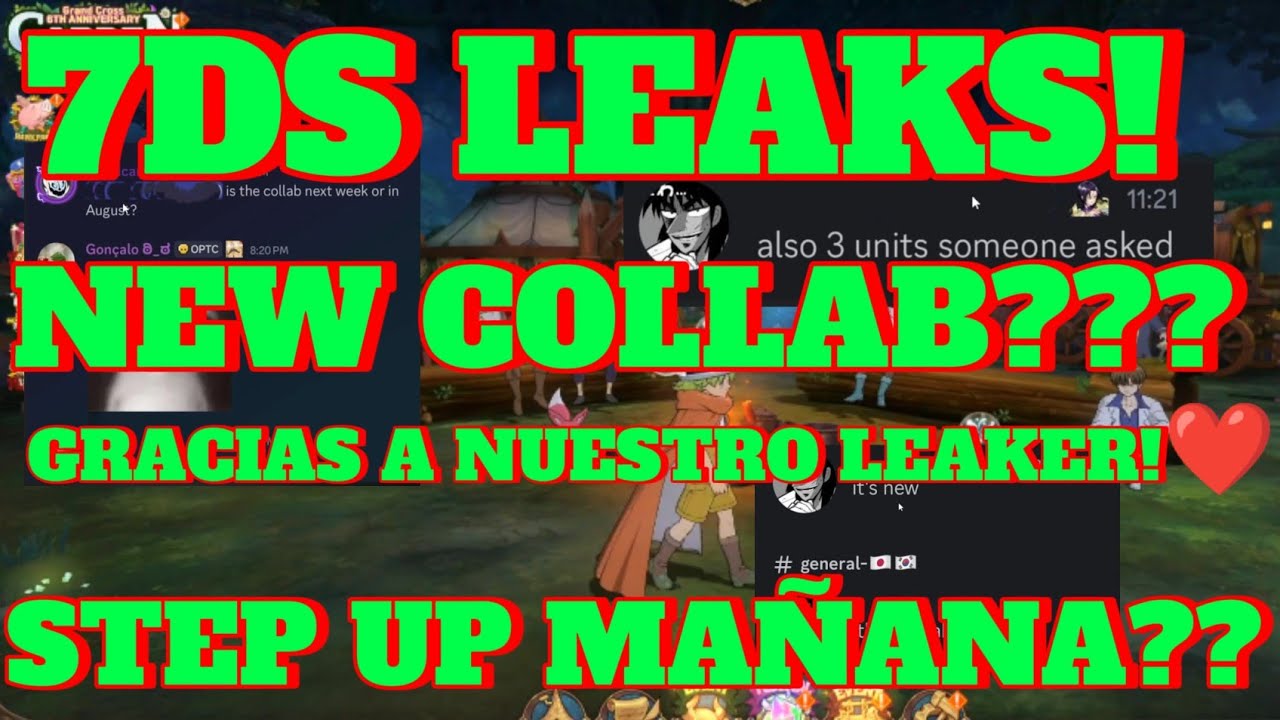 7DS LEAKS!! NUEVA COLLAB la PRÓXIMA SEMANA!! GRACIAS a nuestro LEAKER ...