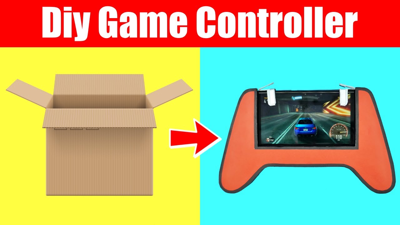 How to Make Game Controller with Cardboard | DIY Game Controller | Cardboard Craft | Life Hacks - YouTube how-to-make-game-controller-with-cardboard-diy-game-controller-cardboard-craft-life-hacks-youtube