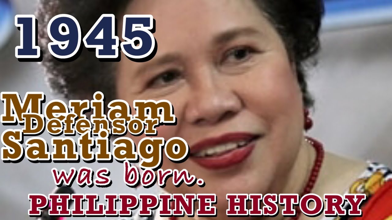 1945, Miriam Defensor Santiago an Outstanding Philippine Senator was ...