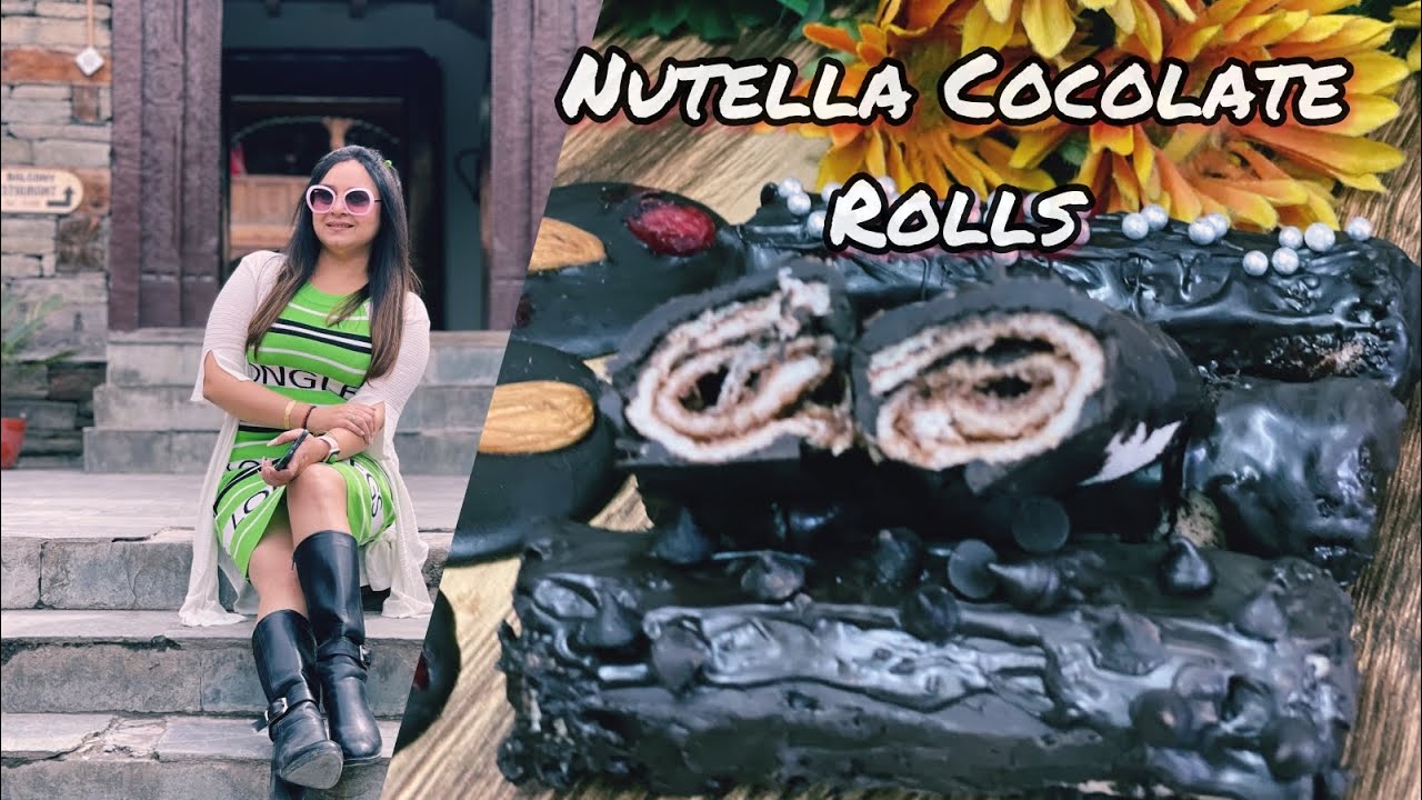 Chocolate Rolls || Nutella Chocolate Rolls || No Cooking Easy & Quick ...