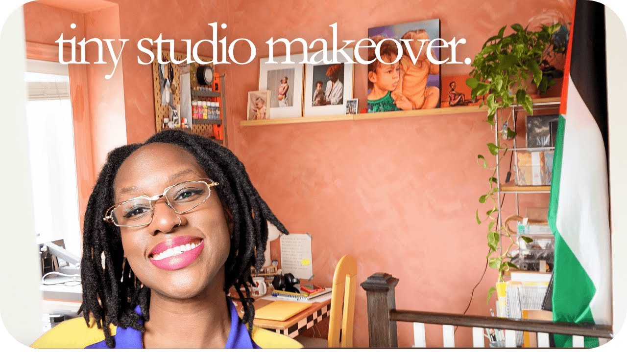 Inside My Tiny Studio // my small business setup, equipment ...