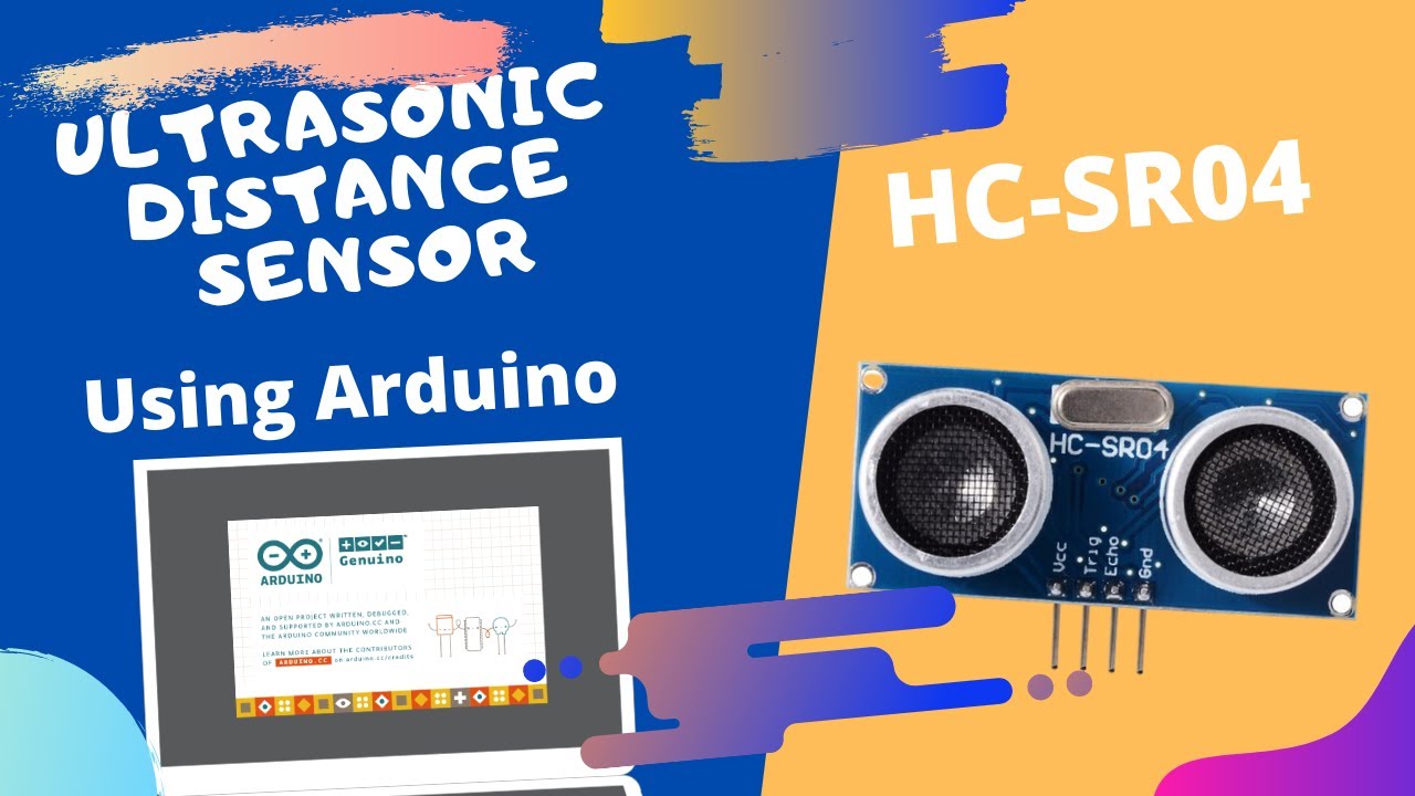 Ultrasonic Distance Sensor HC-SR04 with Buzzer, LED and Arduino/With ...