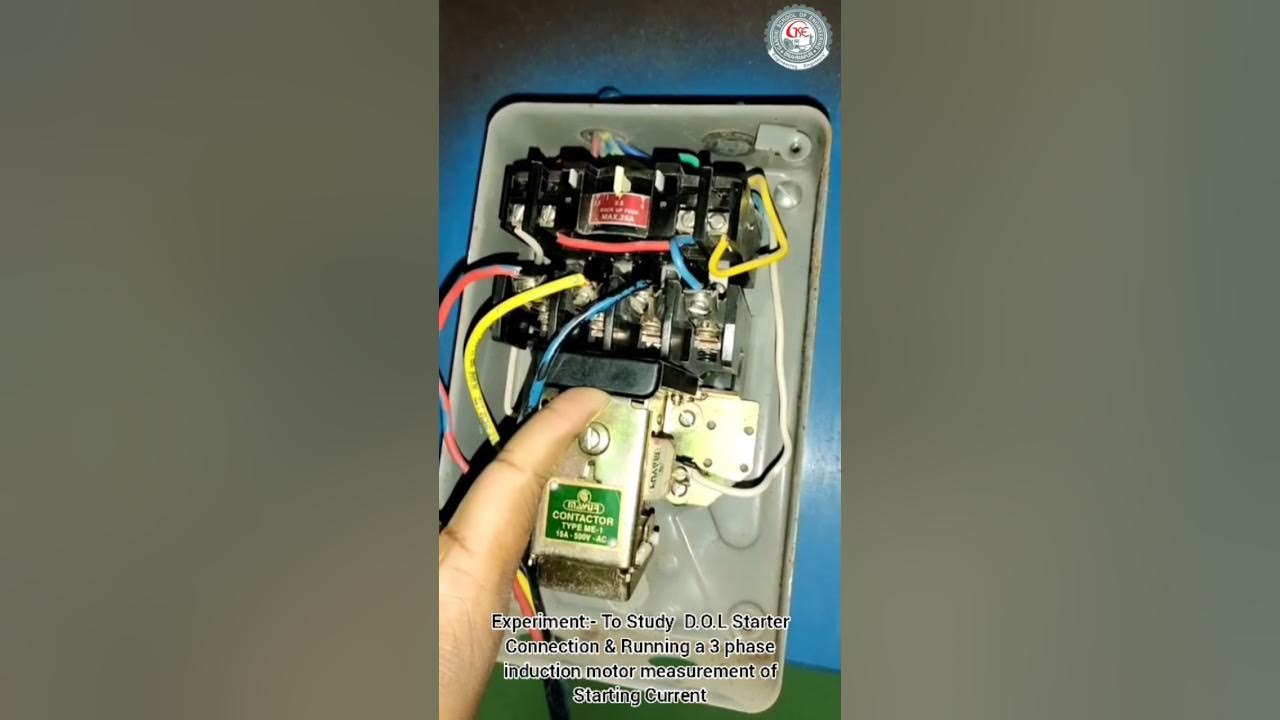 ELECTRICAL MC LAB DOL STARTER - YouTube