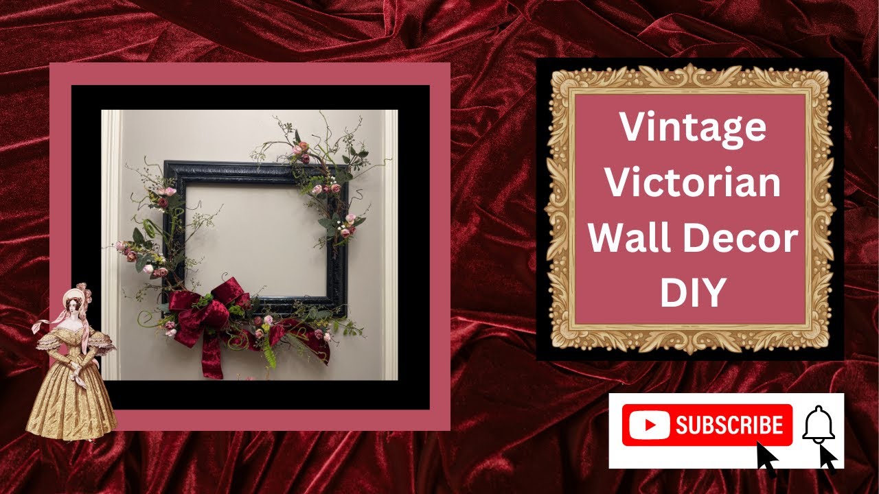 How to Decorate a Picture Frame to Make a Piece of Art, Vintage ...