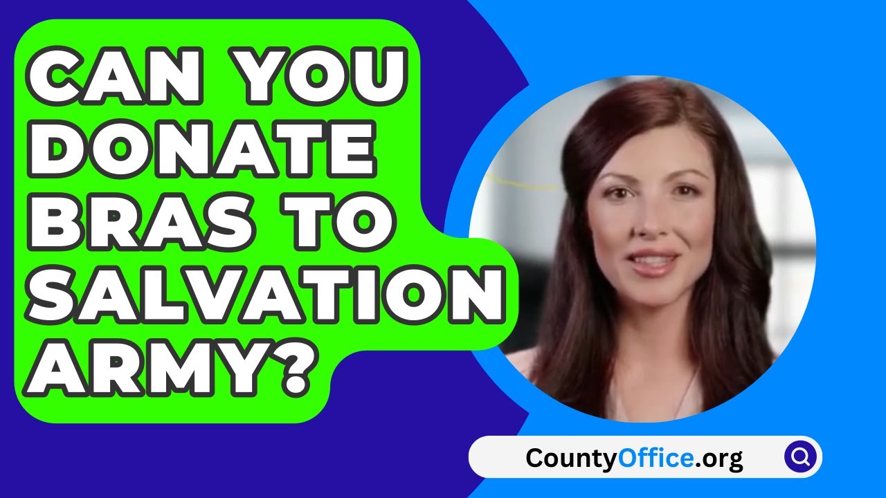 Can You Donate Bras To Salvation Army? - CountyOffice.org - YouTube