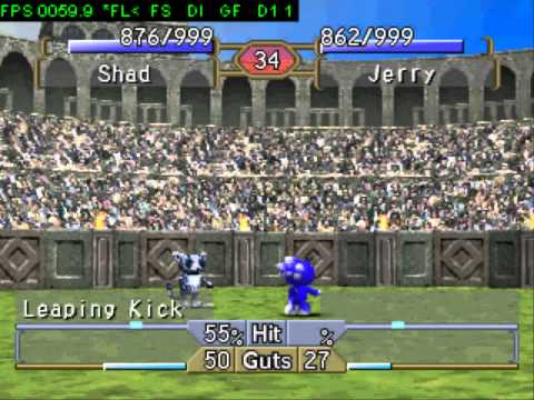 Monster Rancher 2 Battles: Shad (Mew/Tiger) vs. Jerry (Hopper/Metalner ...