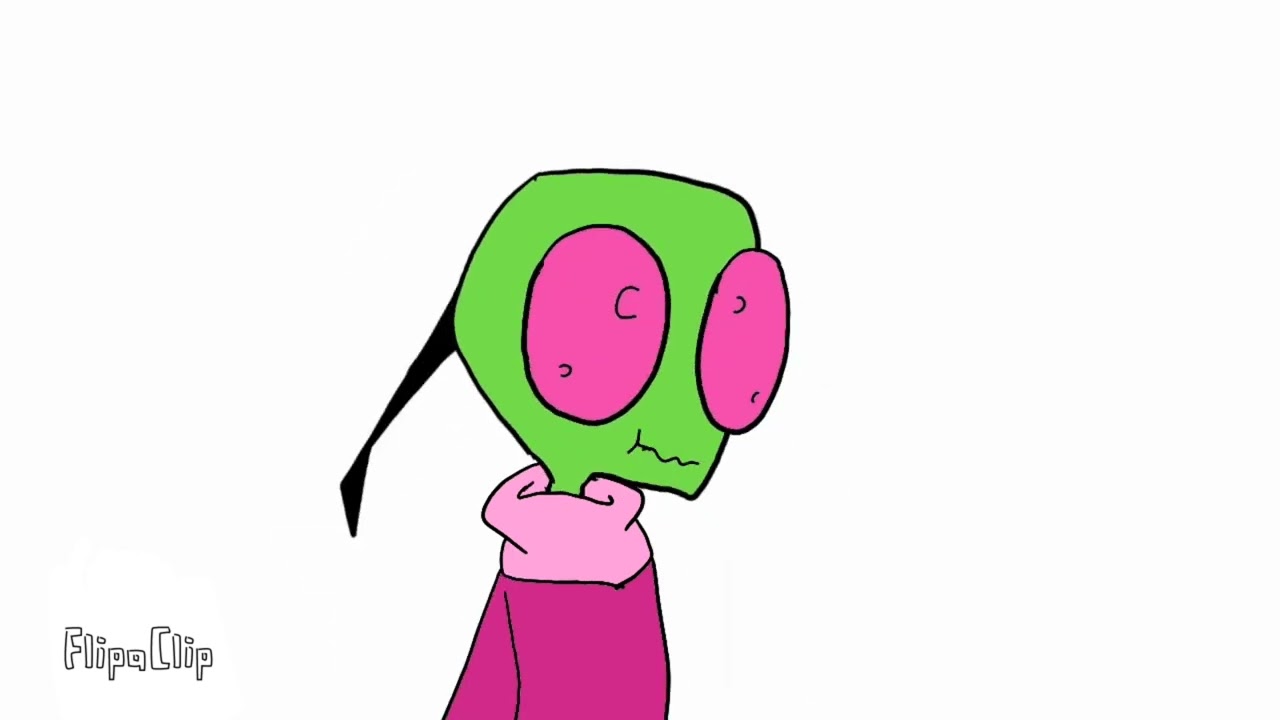 zim drinks water and dies (Invader zim fan animation) - YouTube