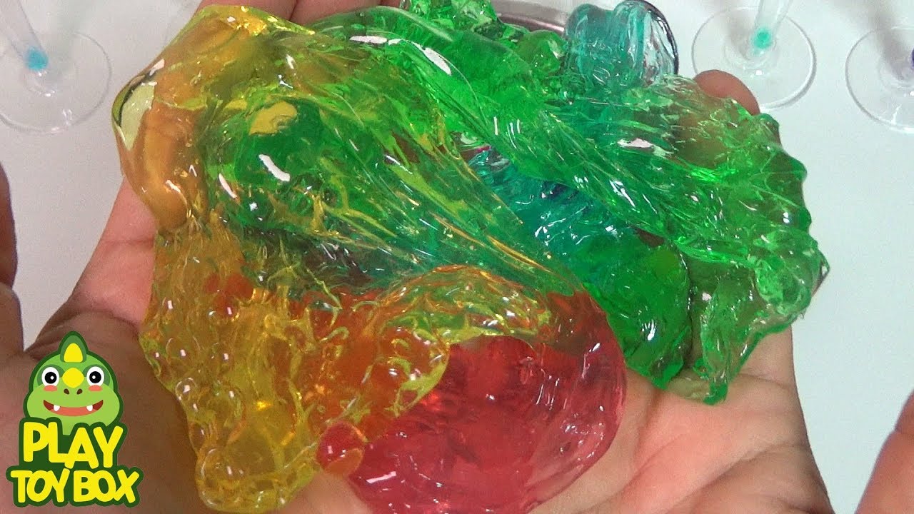 Squishy Stretchy Slime Colors Monster Cups Surprise Toys Learn Colors ...