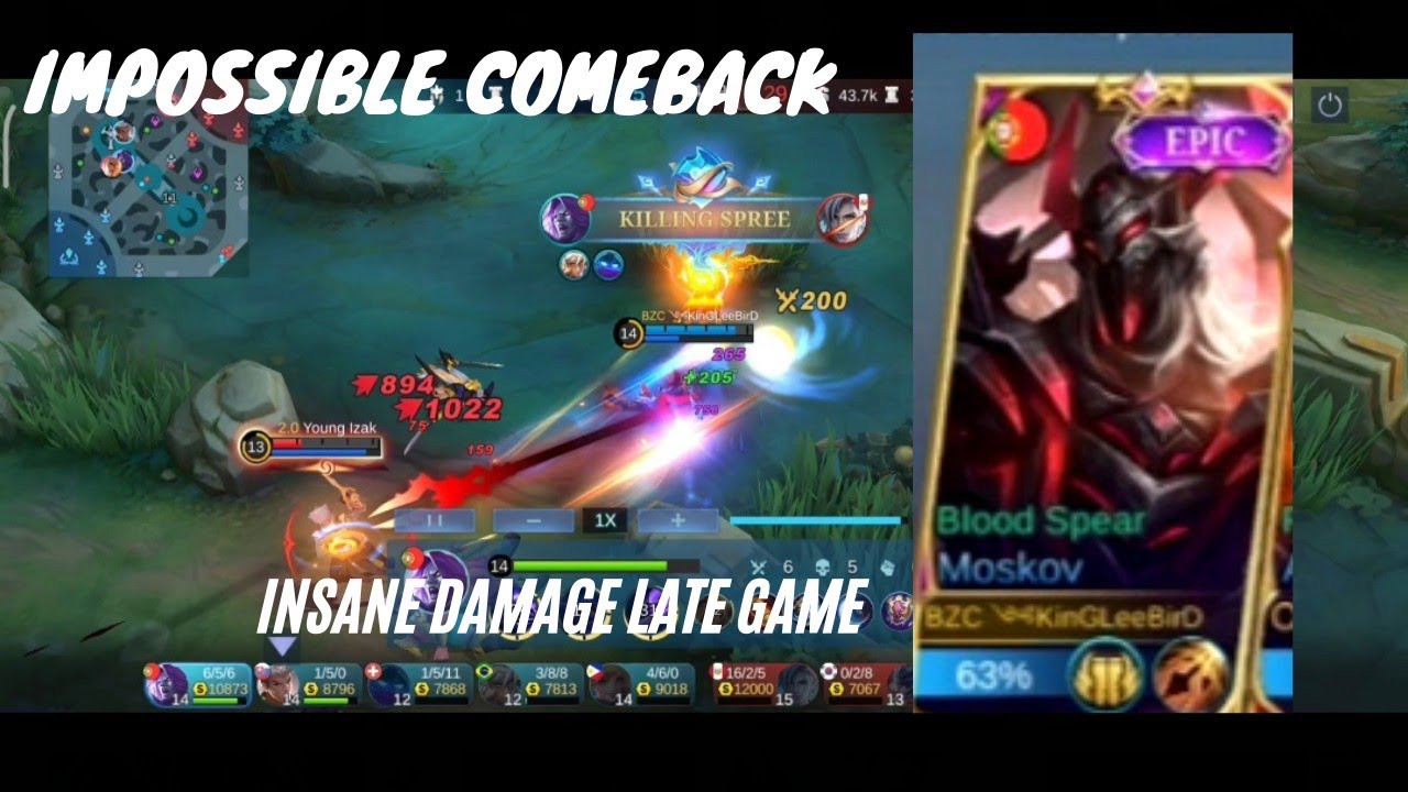 Moskov the king of late game | moskov change the game within 1 sec in ...