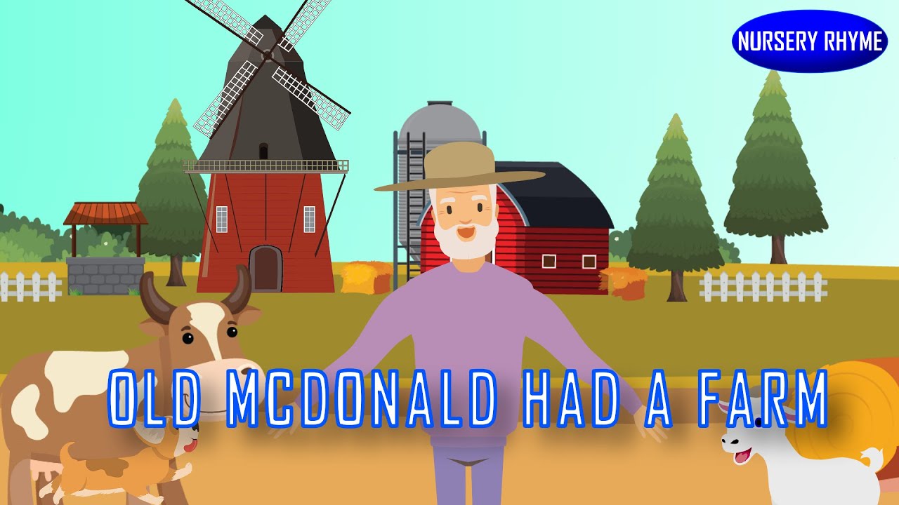 🐄 Old McDonald Had a Farm - Fun Sing-Along Nursery Rhyme for Kids ...