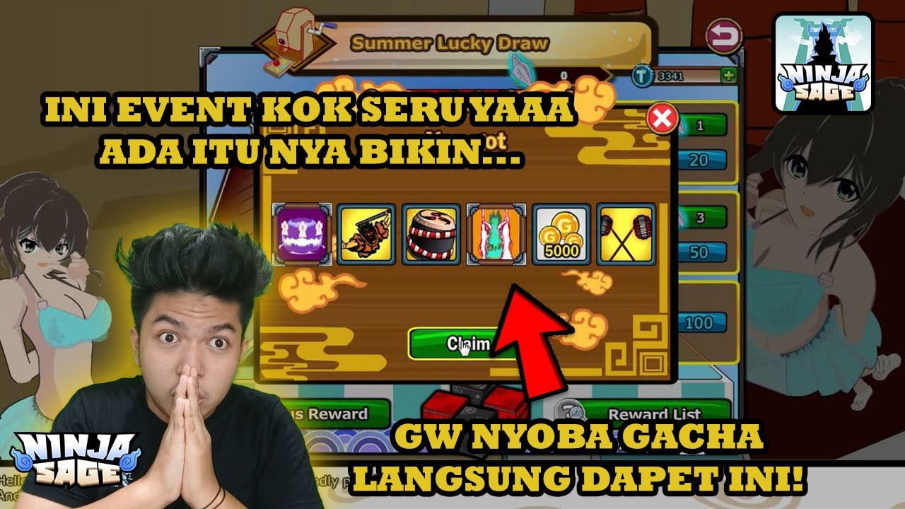 SUMMER EVENT 2022 Ninja Sage! GW NYOBA GACHA LANGSUNG DAPET JUTSU INI! - Ninja Sage Indonesia ...