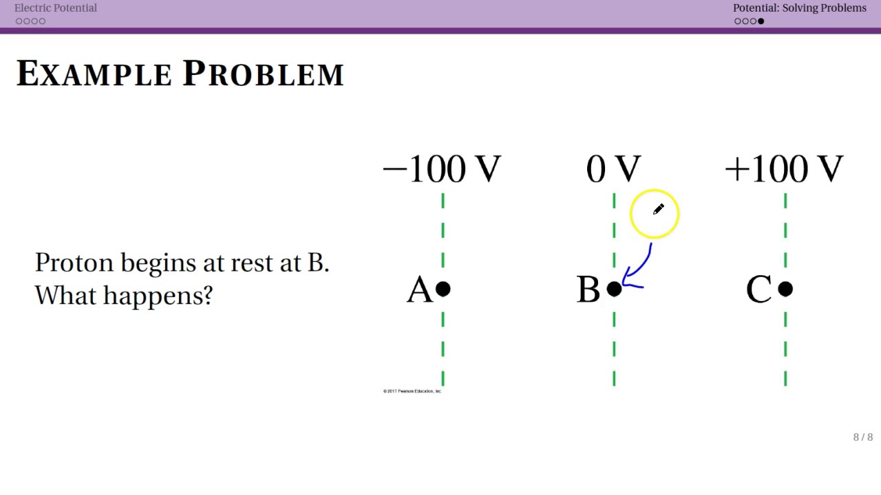 Electric Potential Problem Solving (25.4) - YouTube