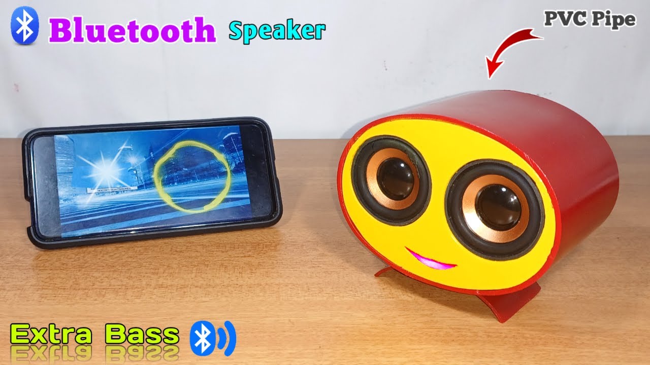 How to Make a Bluetooth Speaker With PVC Pipe || Make it at Very Low ...