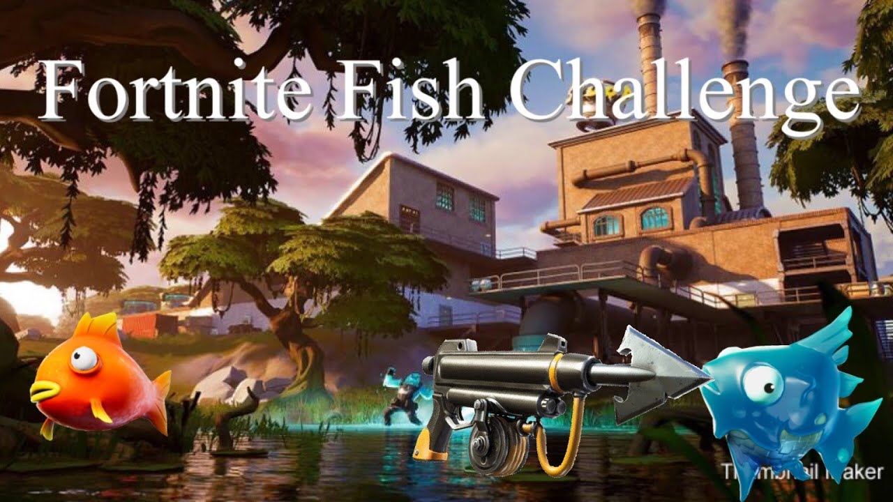 Fortnite Slurpy Fish Challenge - YouTube