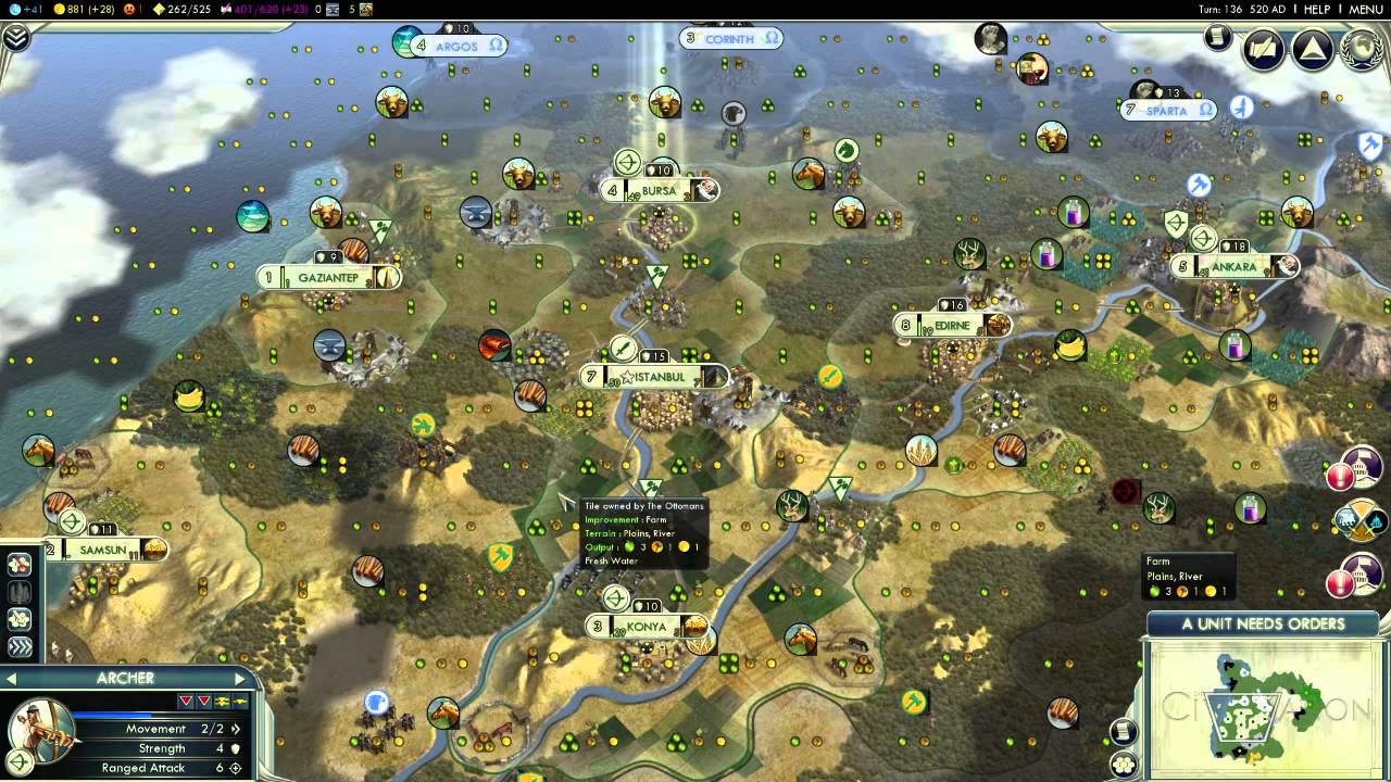 Civilization 5 Strategy - Thinking Ahead - YouTube