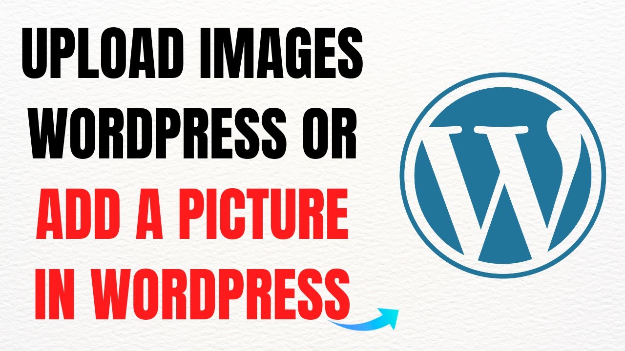 How to Upload Images or Add a Picture in WordPress – Full Guide - YouTube