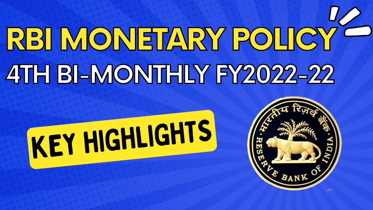 RBI Monetary Policy Committee (MPC) Meeting- Highlights - YouTube