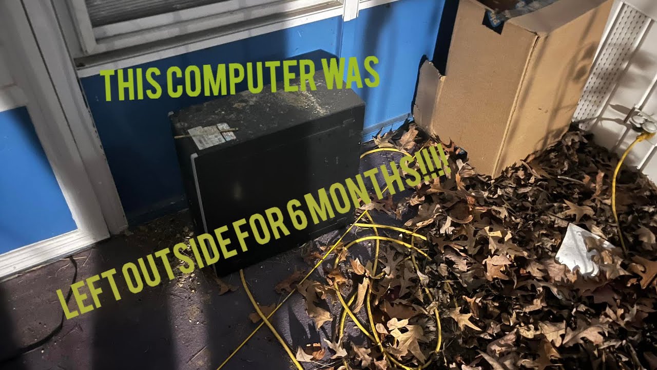 Tech Time Christmas Special - I left a computer outside for 6 months ...