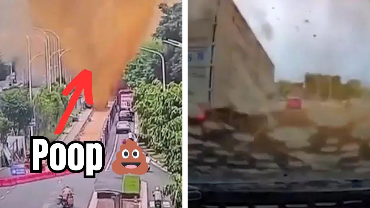 Poop Raining in China! as Sewage Pipe Burst! - YouTube