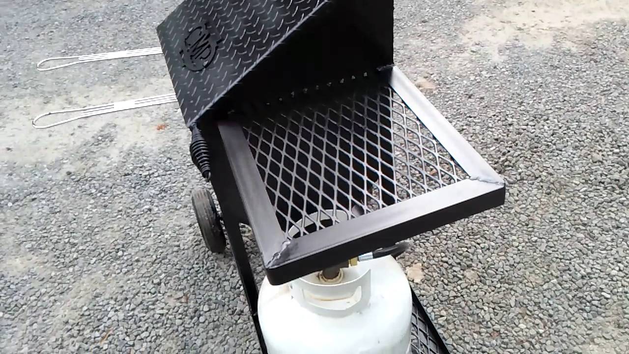 Custom Metal Projects, Deluxe 2 Basket Fryer - YouTube