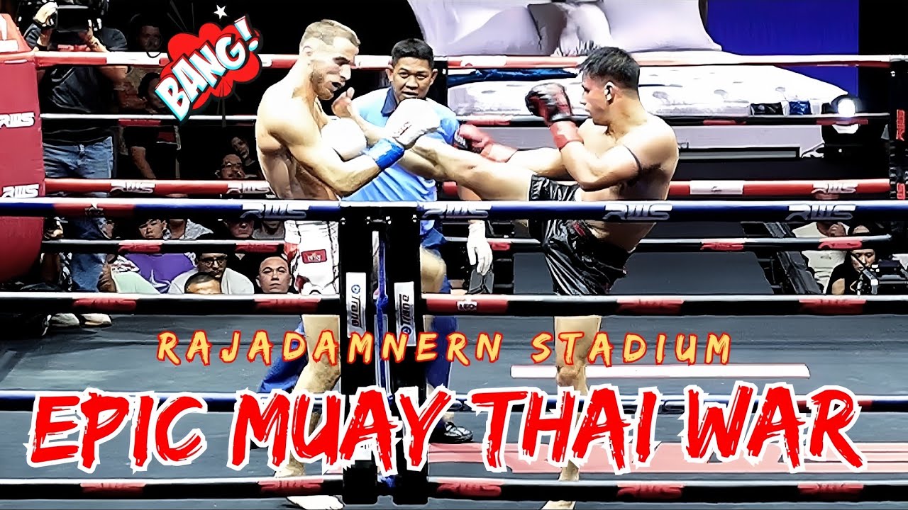 Epic Muay Thai Fight At RWS Rajadamnern Stadium Patrick Vs Alexis - YouTube